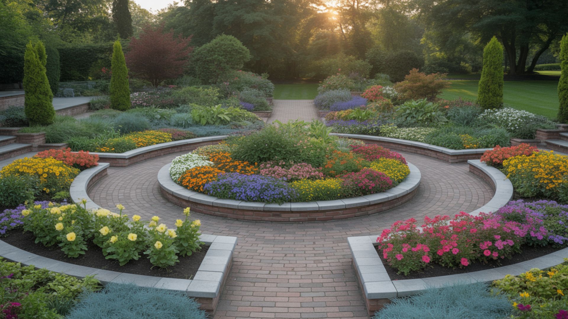 20+ Flower Garden Layout Design Ideas