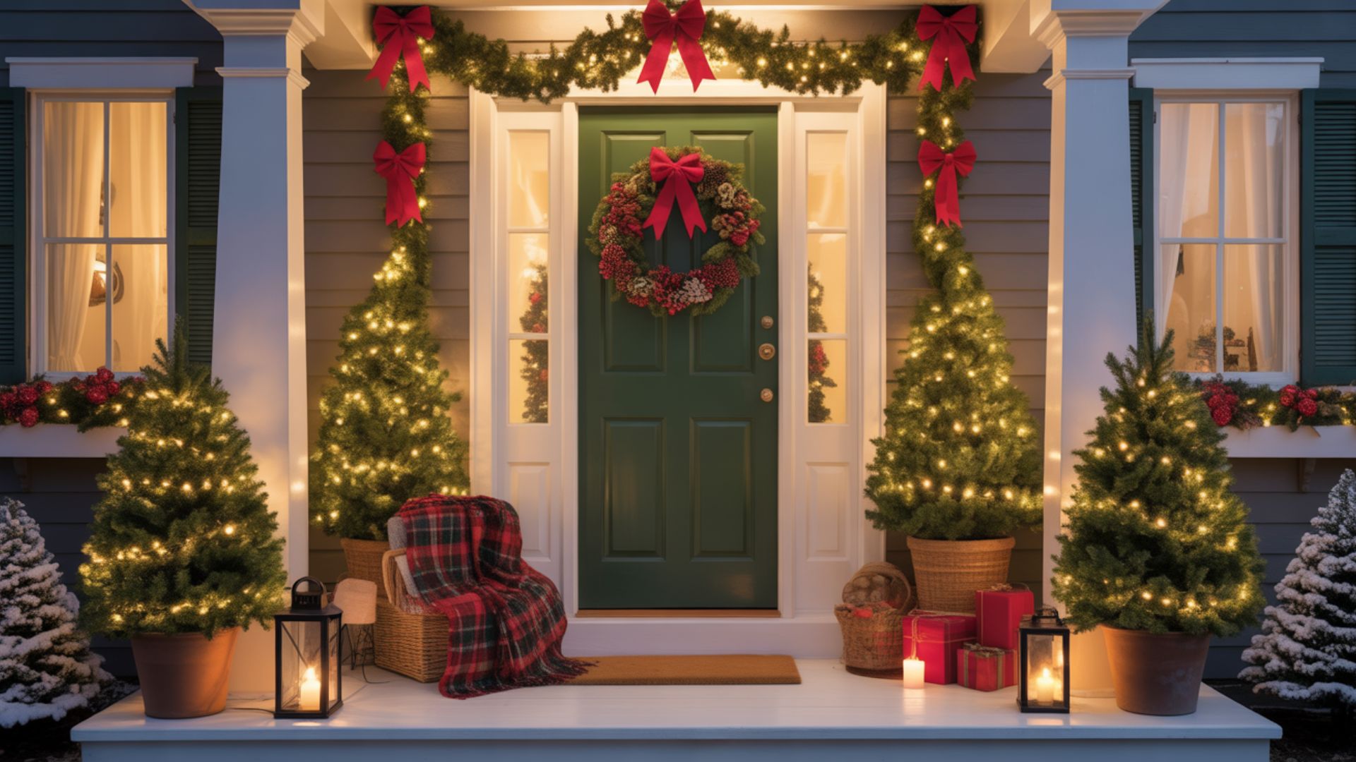 Best Christmas Front Porch Ideas For Stunning Curb Appeal