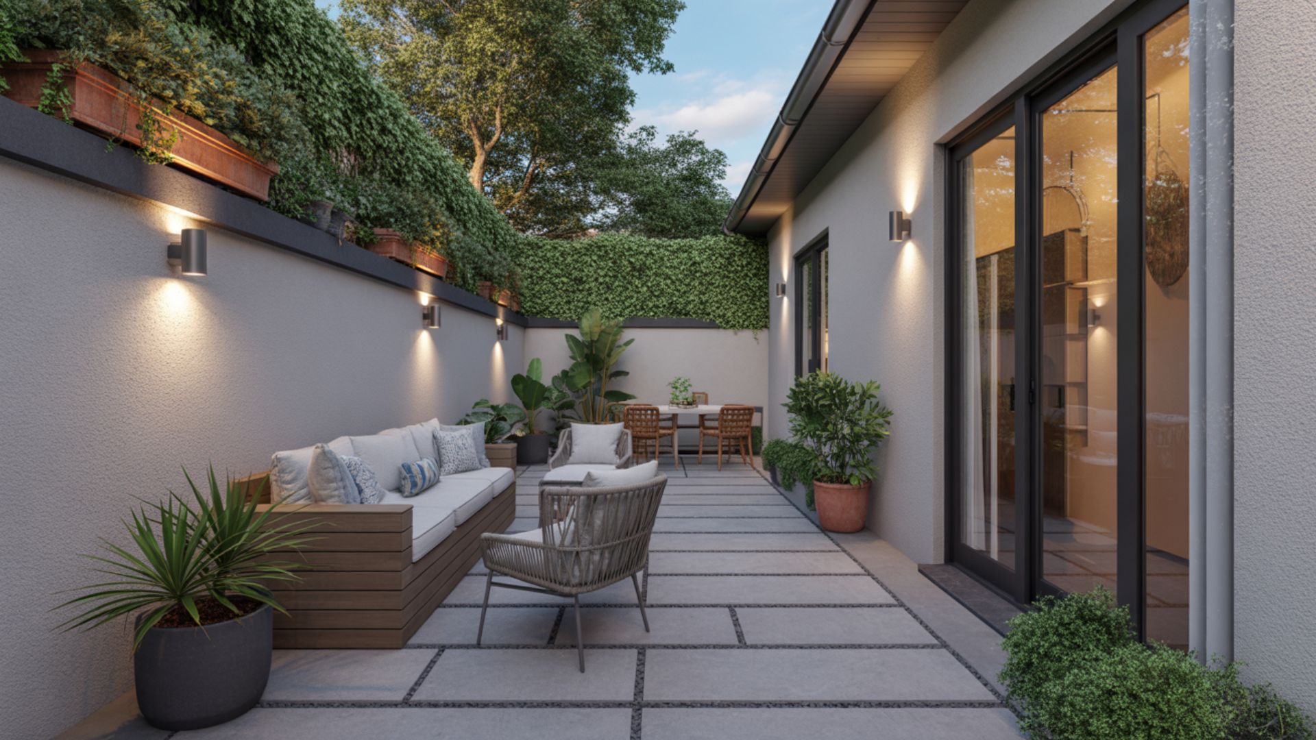 Side Patios Attached To House For Functional Designs