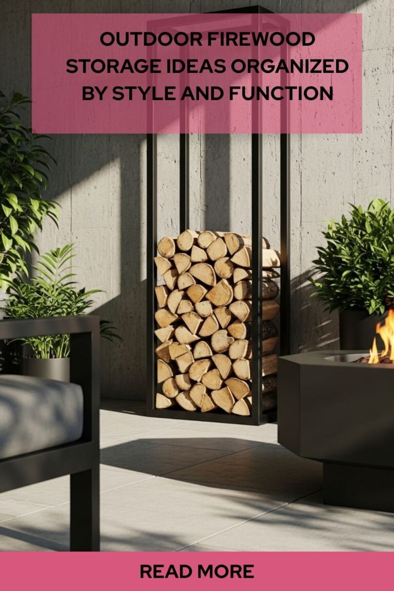 Outdoor Firewood Storage Ideas For Smart, Stylish, And Practical Solutions